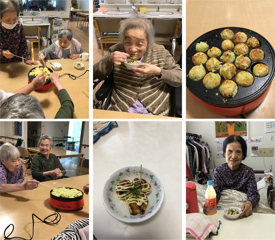 おやつ・たこ🐙やき｜レストステージ岐阜(岐阜県岐阜市)｜LIFULL 介護(ライフル介護)