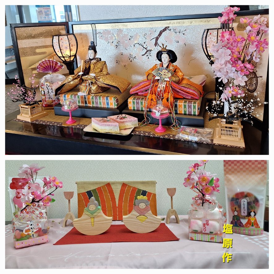 お雛様の飾りつけ｜光ハイツ・ヴェラス石山(札幌市南区)｜LIFULL 介護(ライフル介護)